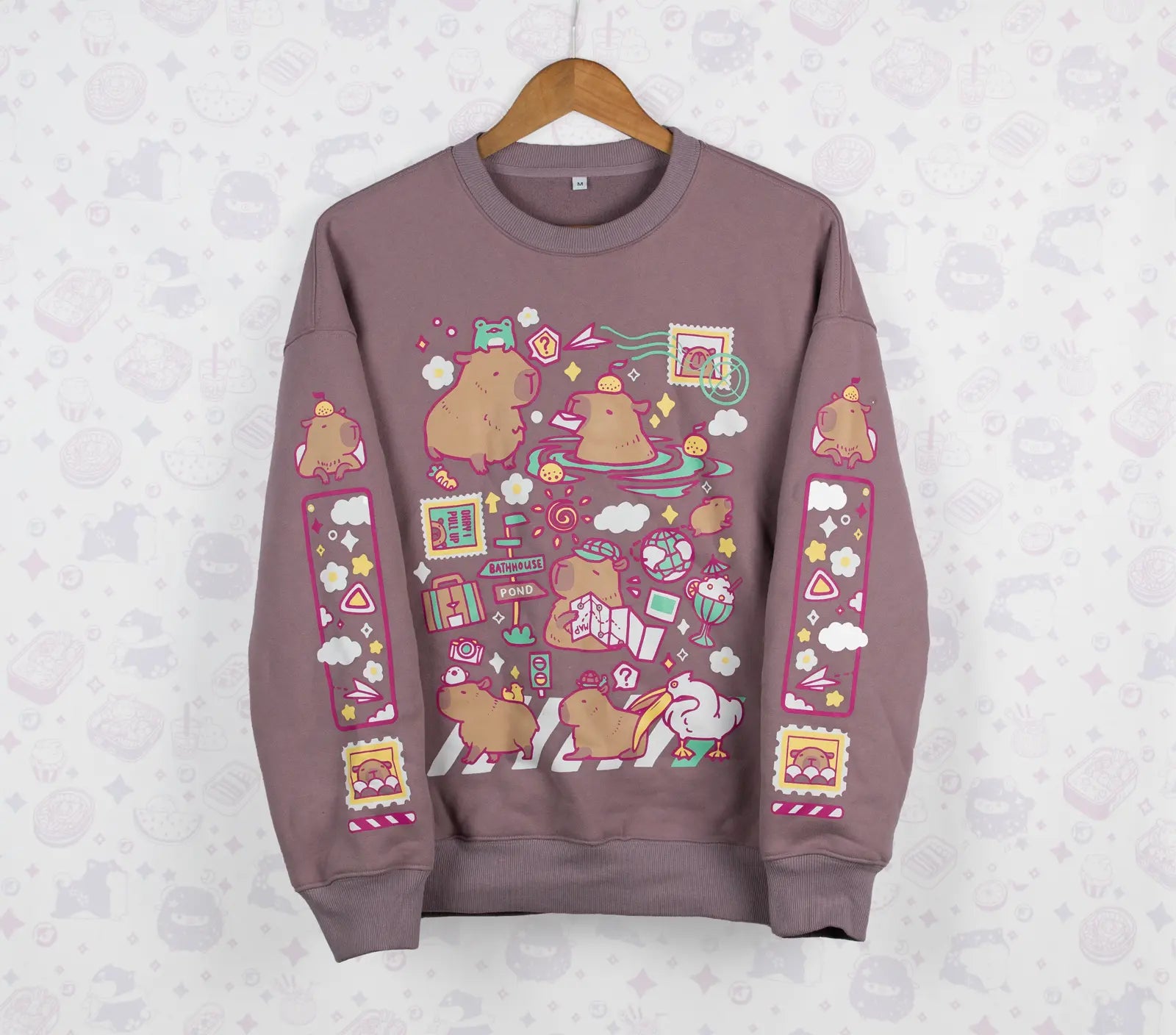 Based Capybara Traveler Sweatshirt